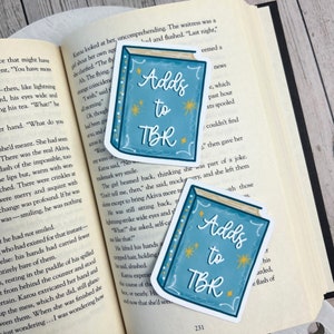 To Be Read TBR Sticker | Reading Sticker | TBR Cart Sticker | Book Club ...