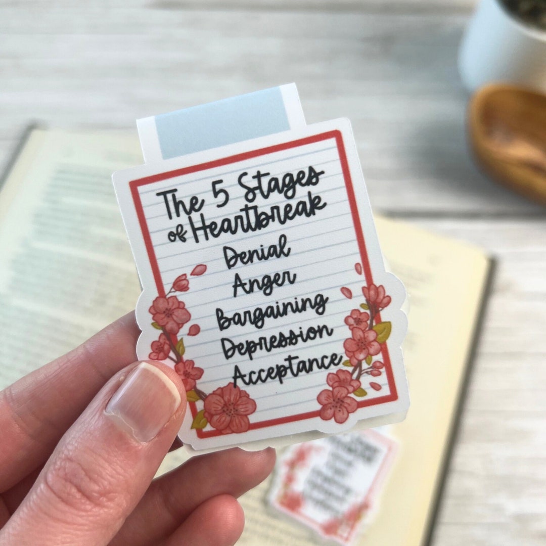 The 5 Stages of Heartbreak Magnetic Bookmark TTPD Magnetic Bookmark ...