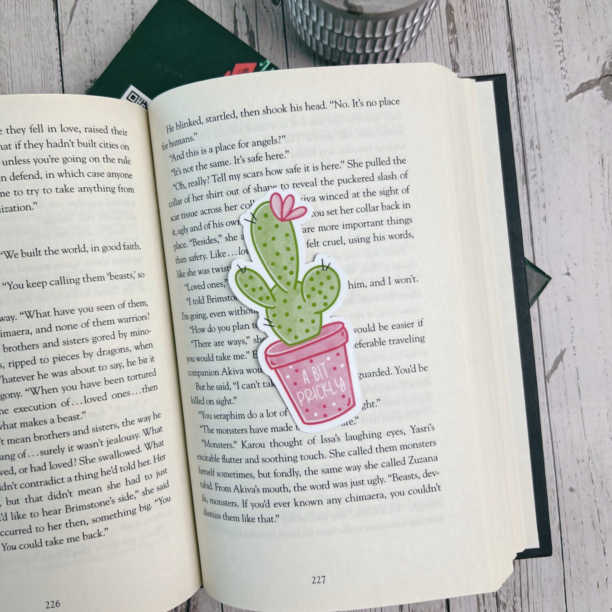 A Bit Prickly Cactus Sticker | Pink Cactus Sticker | Cactus Laptop ...