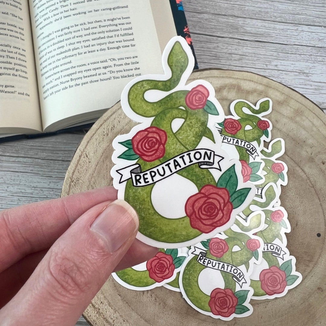 Snake Reputation Sticker Snake and Floral Sticker Swiftie Inspired ...