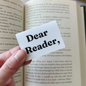 Dear Reader Magnetic Bookmark Taylor Bookmark Midnights Bookmark ...