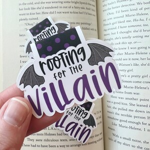 Rooting for the Villain Magnetic Bookmark | Villain Bookmark ...