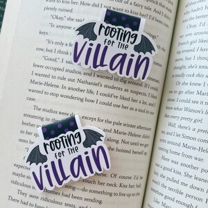 Rooting for the Villain Magnetic Bookmark | Villain Bookmark ...