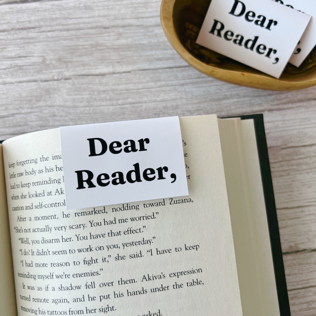 Dear Reader Magnetic Bookmark Taylor Bookmark Midnights Bookmark ...