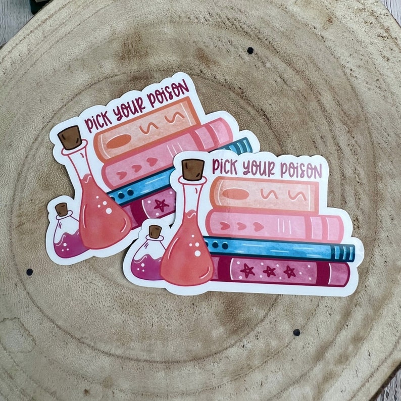 Pick Your Poison Sticker | Halloween Sticker | Potion Bottles Sticker ...