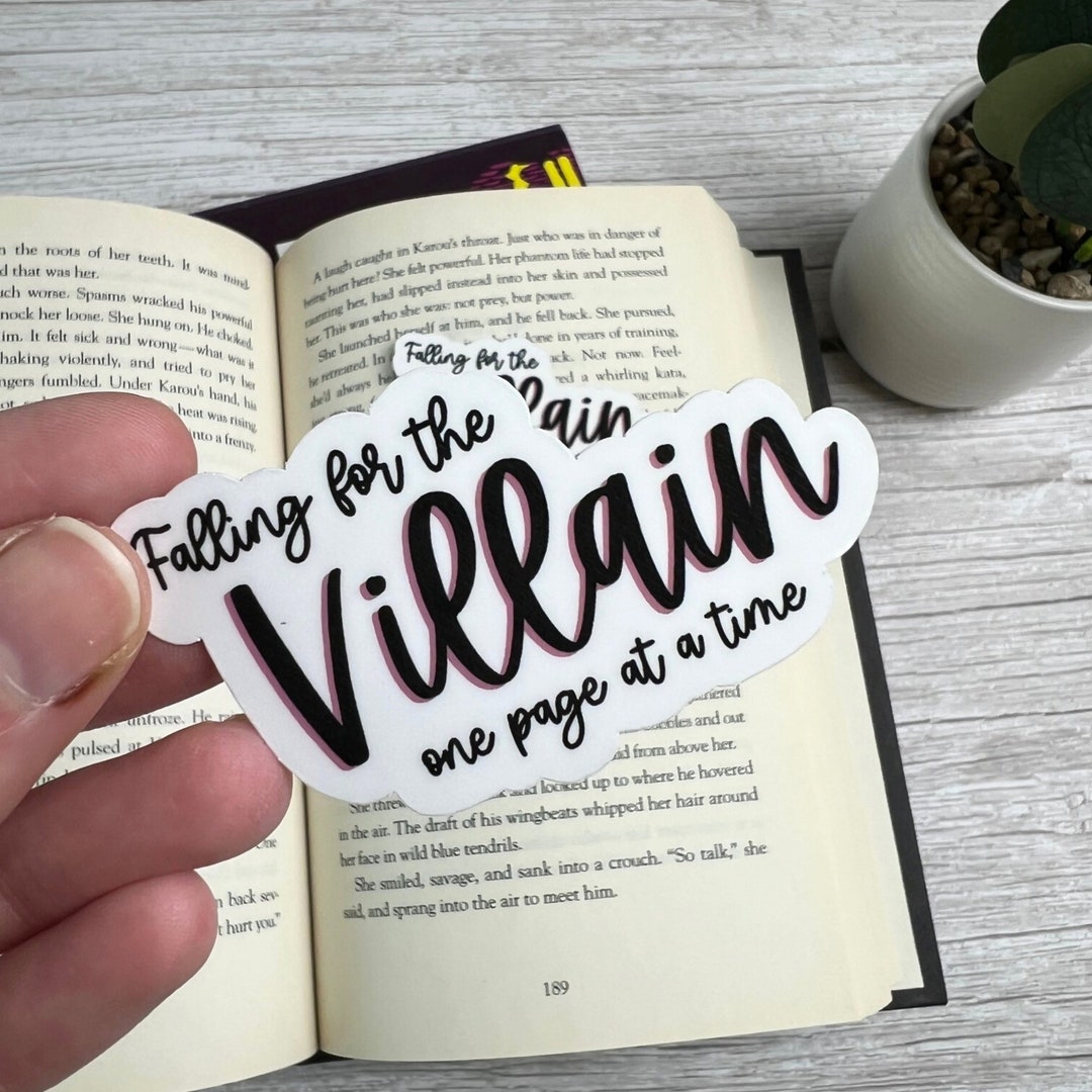 Falling for the Villain Sticker | Romance Reader Sticker | Romantasy ...