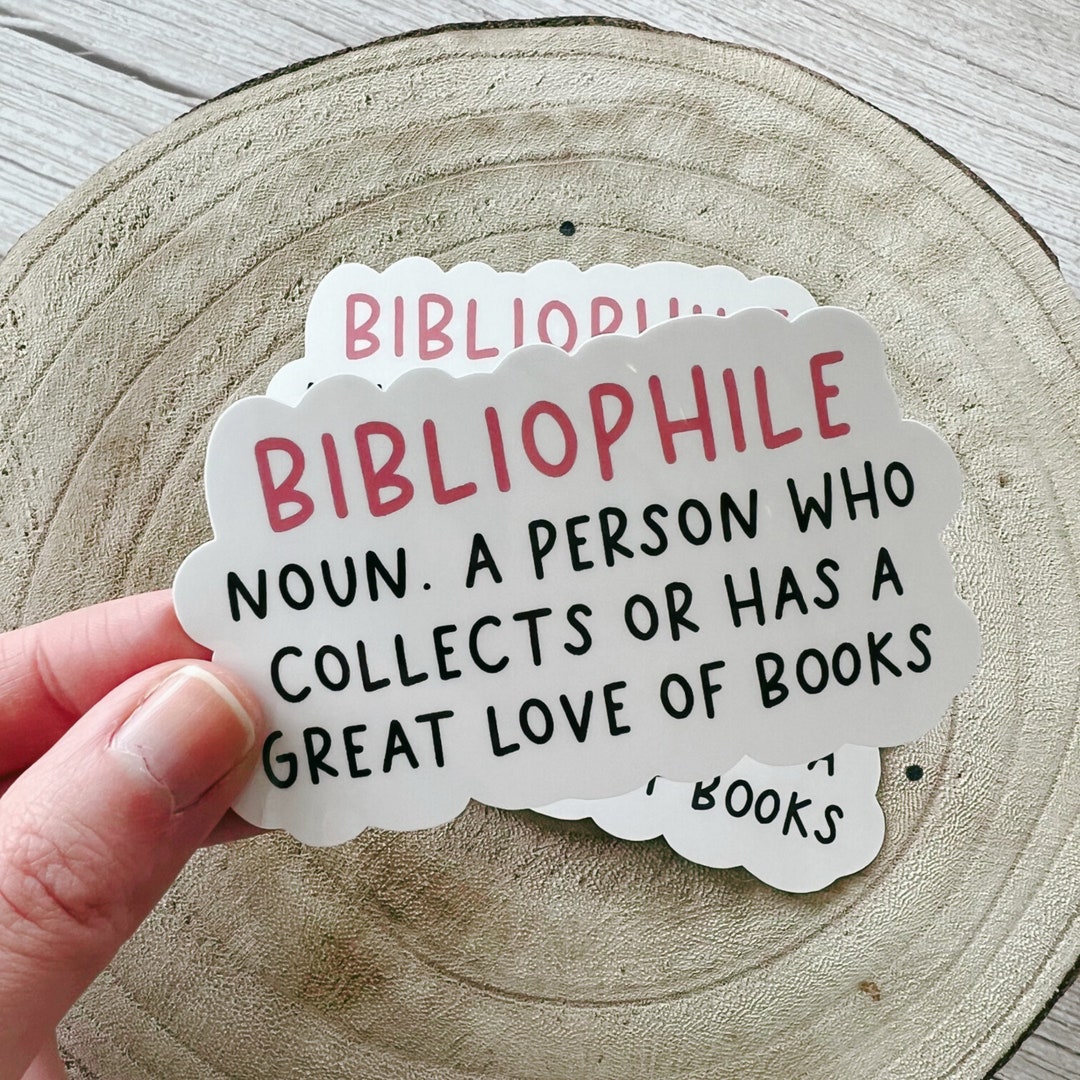Bibliophile Sticker | Reading Sticker | Book Sticker | Book Club ...