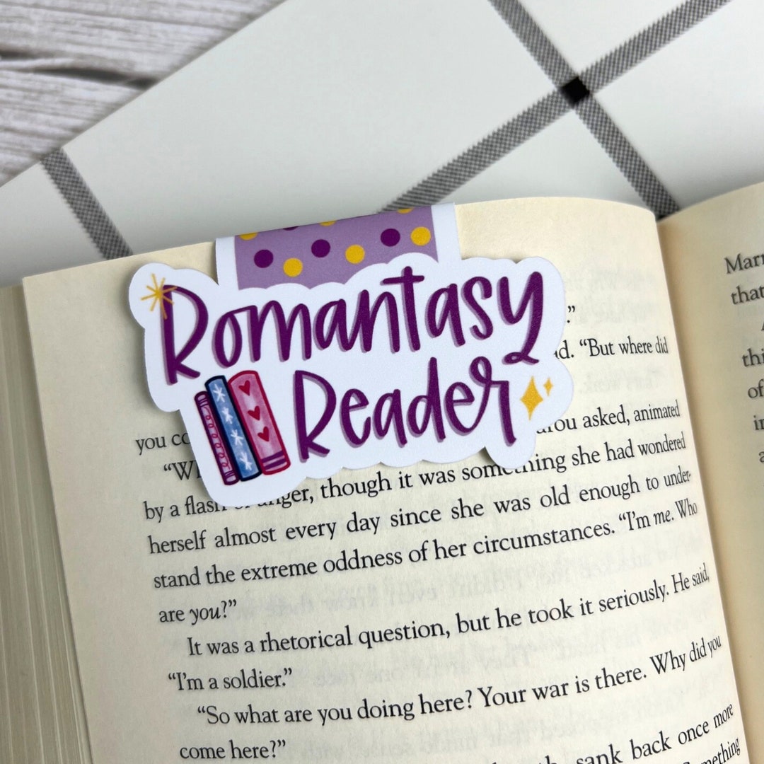 Romantasy Reader Magnetic Bookmark | Romantasy Magnetic Bookmark ...