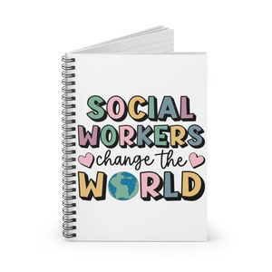 Social Worker Notebook Social Worker Gifts LCSW MSW Future Social ...