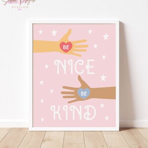 Be Kind Poster Kindness Poster Kindness Printable-psychologist Office ...