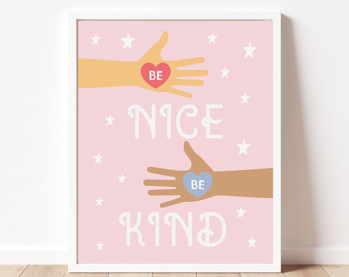 Be Kind Poster Kindness Poster Kindness - Etsy