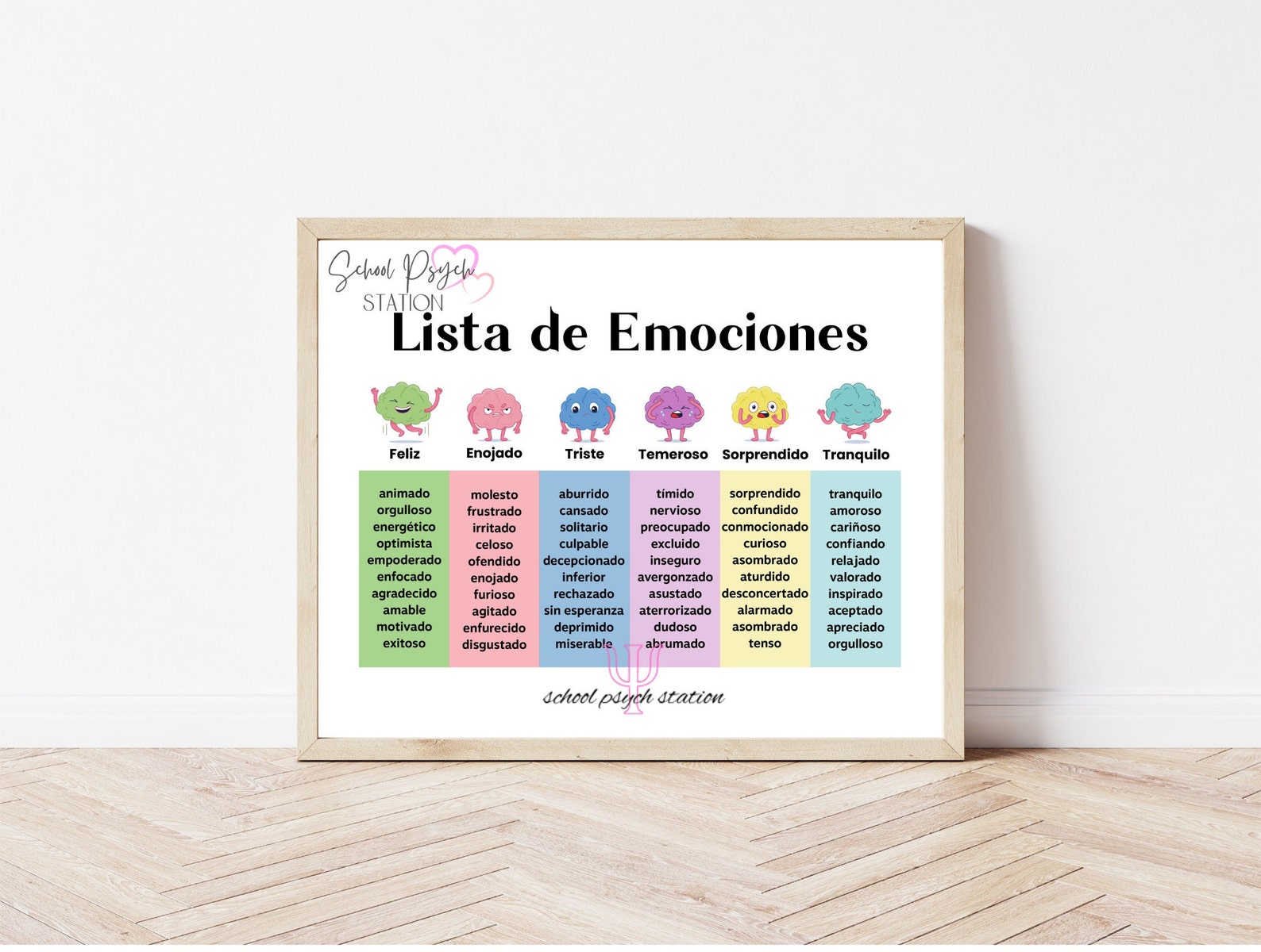 Spanish Feelings Poster Bilingual Feelings Poster Counseling Poster ...
