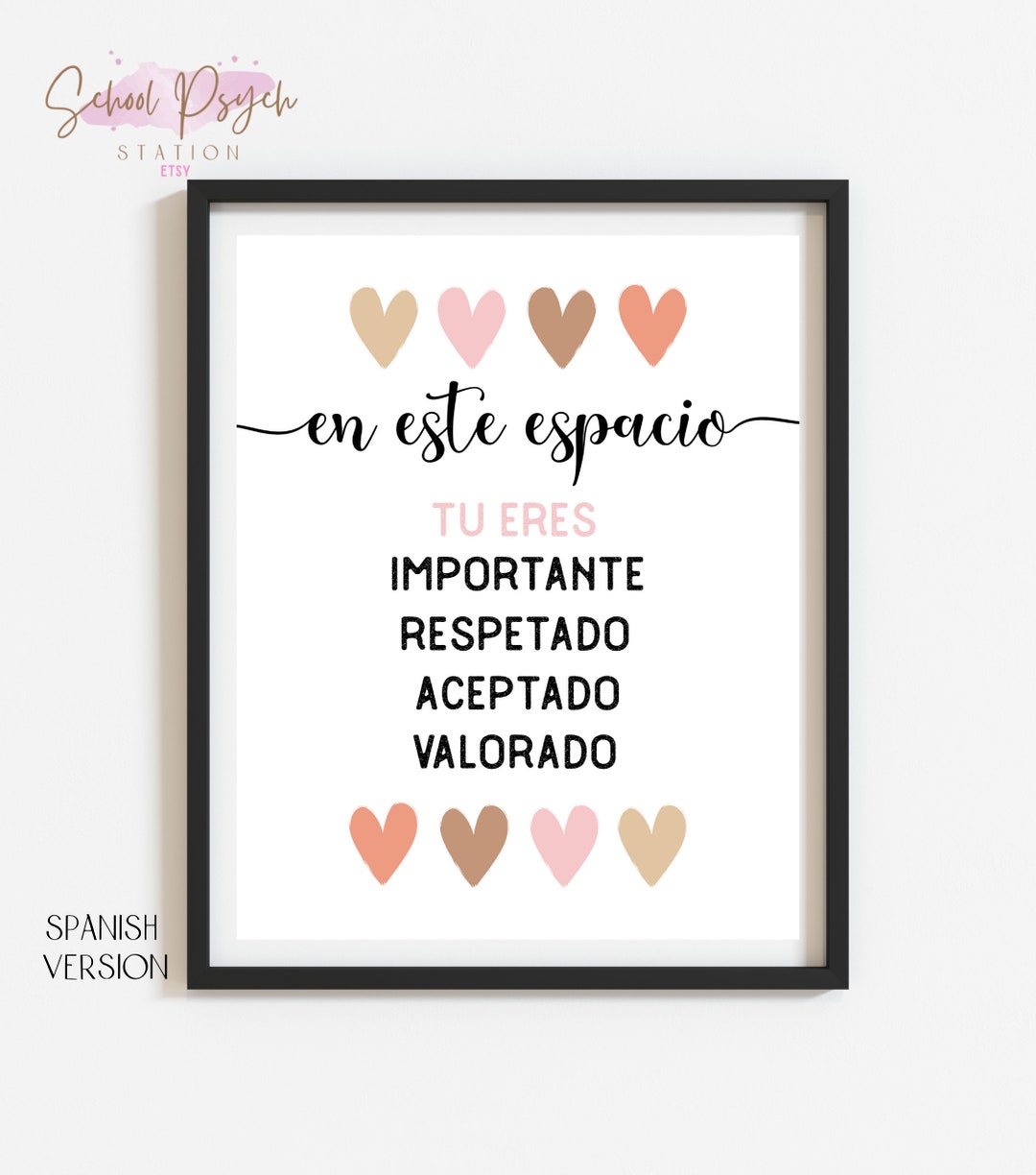 Spanish Counseling Poster- Bilingual Counseling Poster-psychologist ...