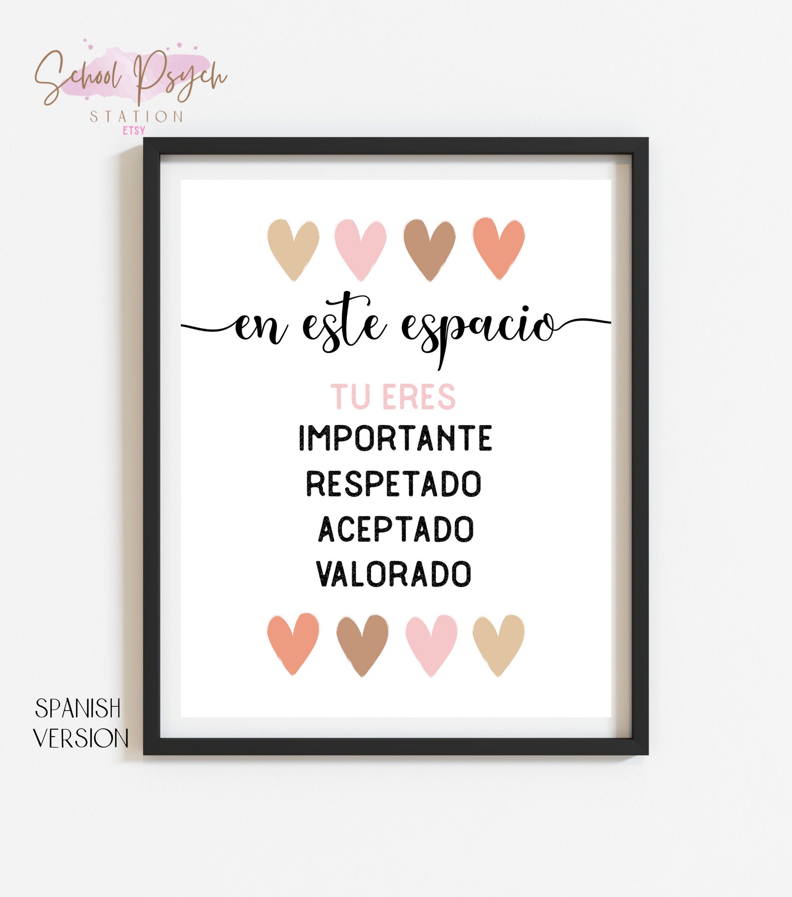 Spanish Counseling Poster Bilingual Counseling | Etsy