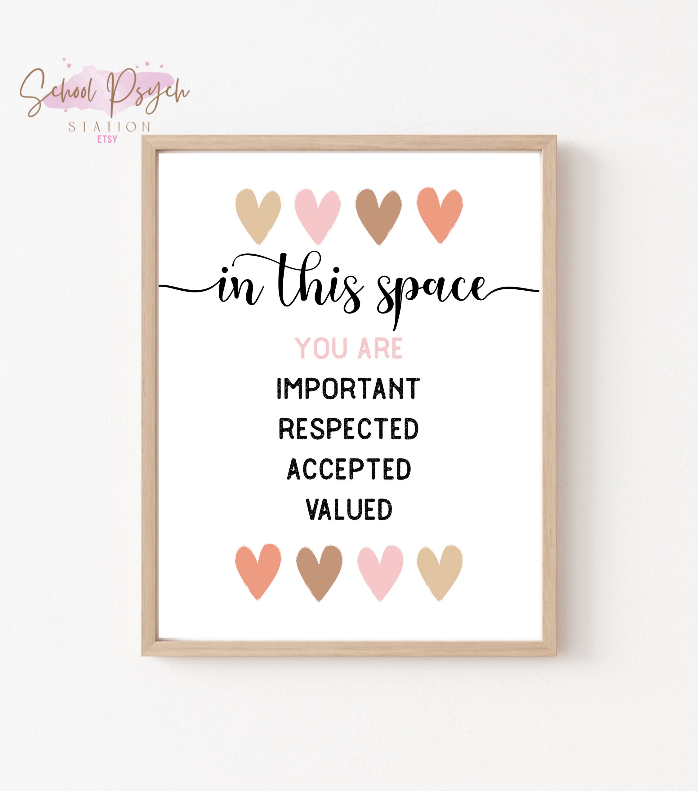 Safe Space Poster Safe Space Printable School Psychologist - Etsy