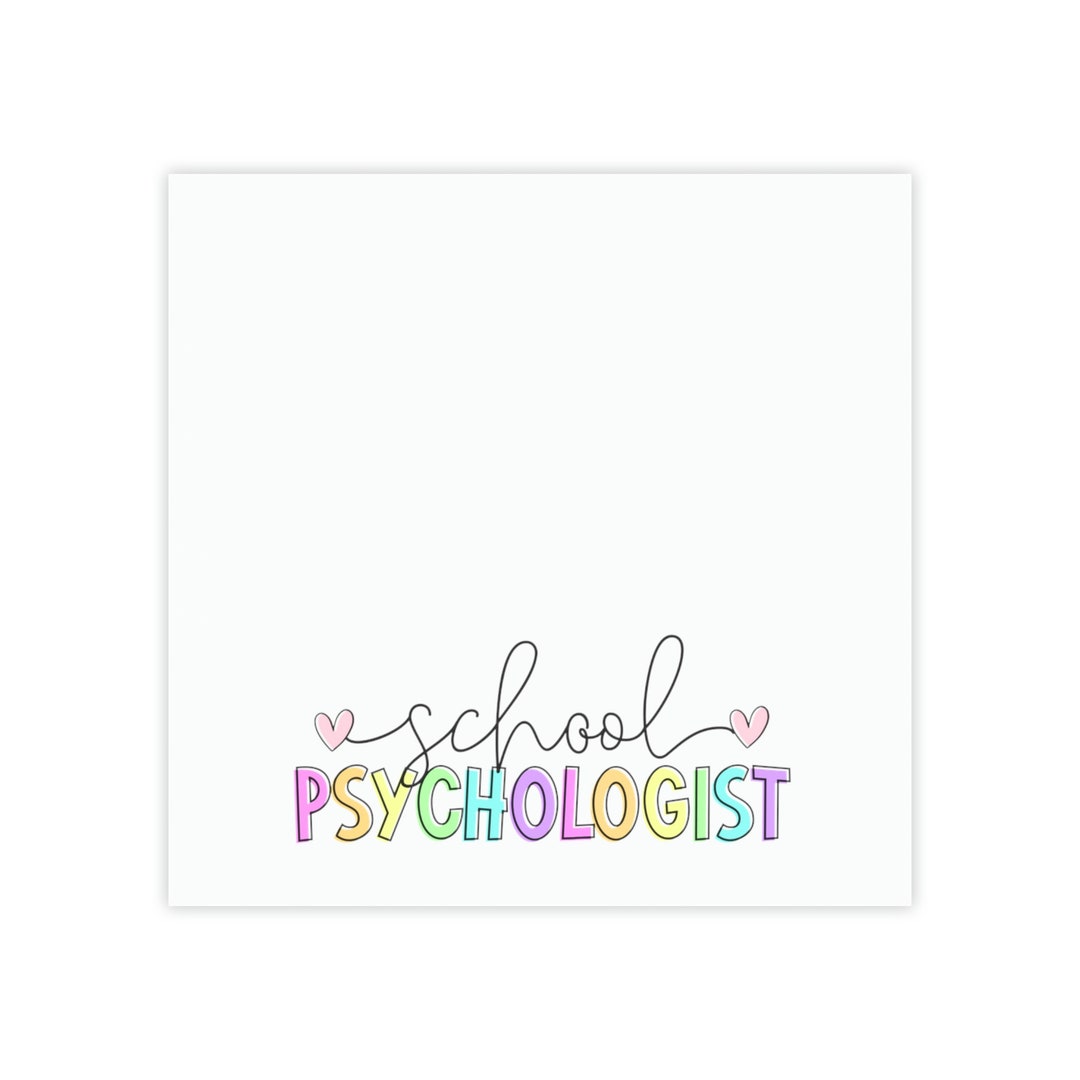 School Psychologist Post It Note- School Psychologist Gifts- School ...