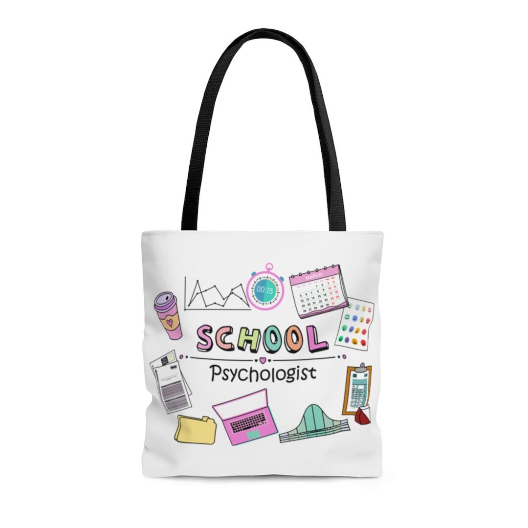 School Psychologist Essentials Tote Bag School Psych Tote - Etsy