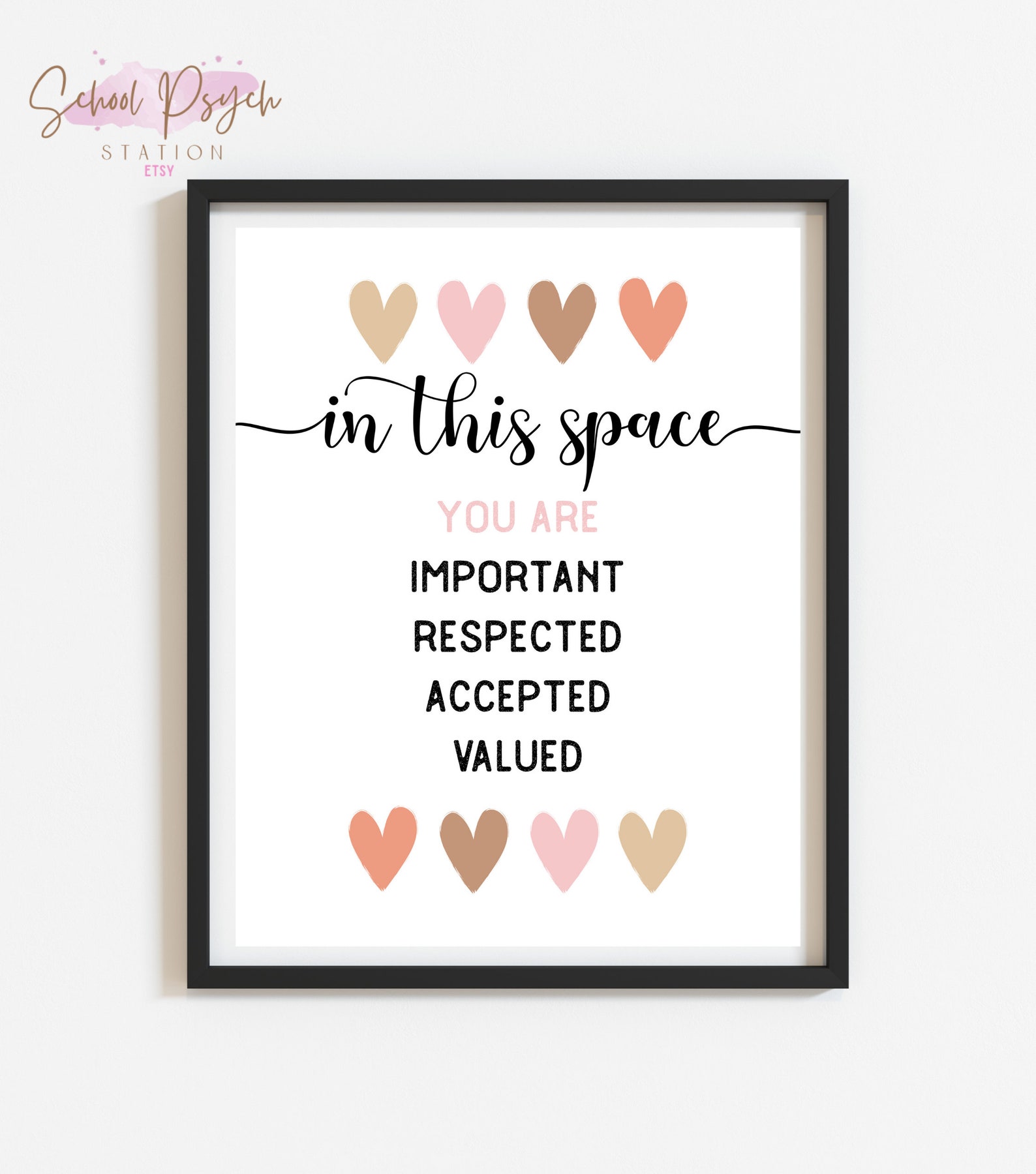 Safe Space Poster Safe Space Printable School Psychologist - Etsy