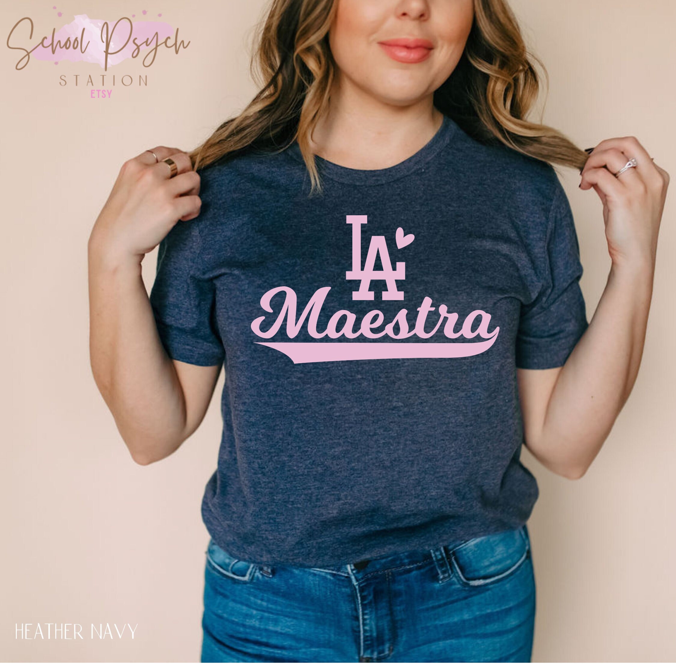 La Maestra Shirt Pink La Maestra Teacher Educator - Etsy