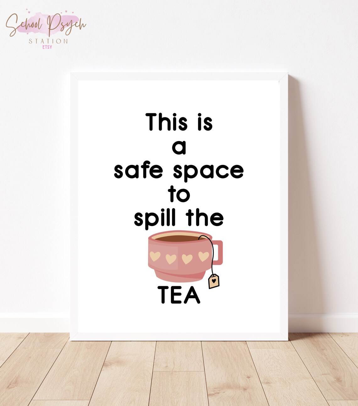 Safe Space Printable Therapist Printable Psychologist Decor - Etsy