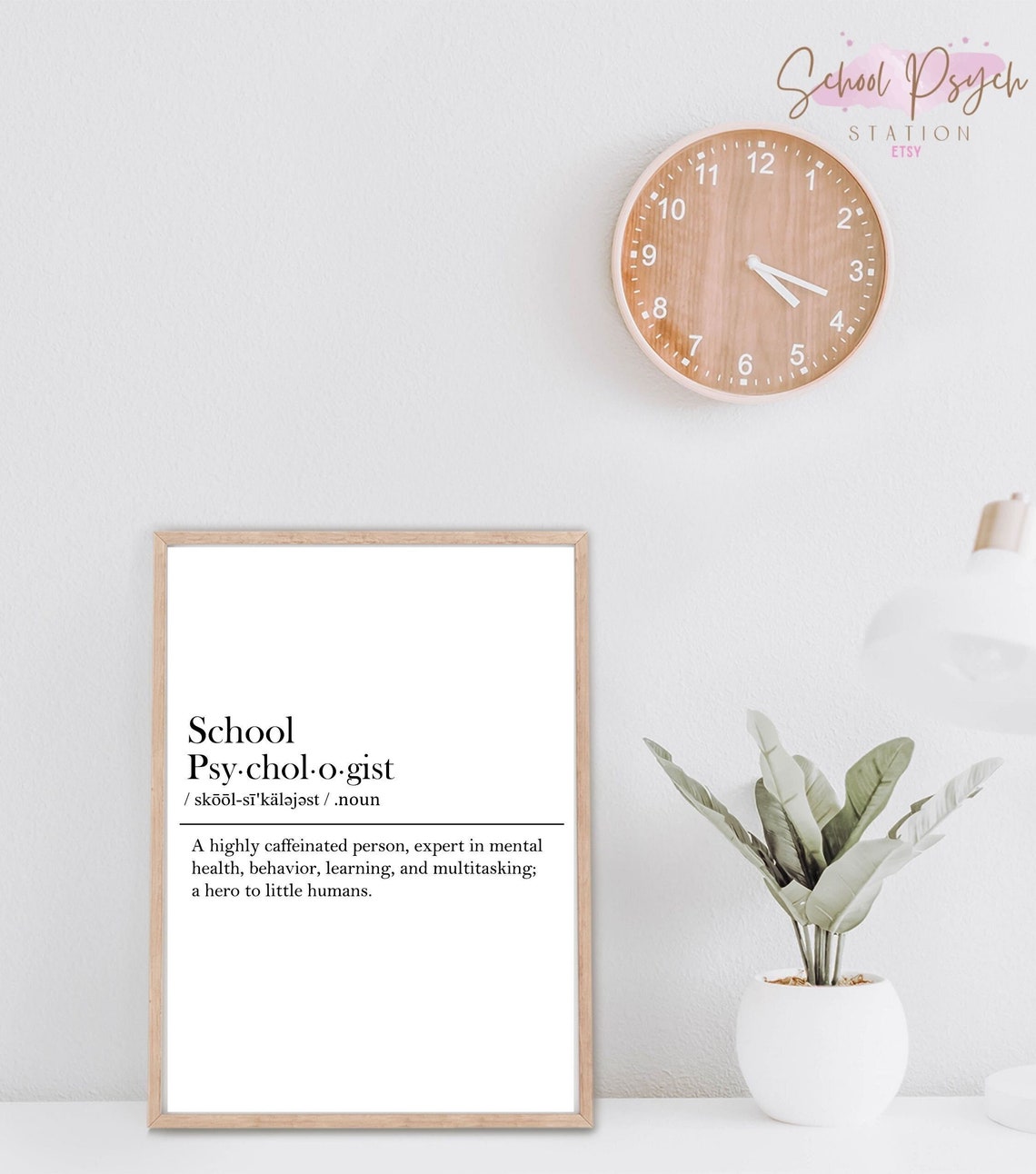 School Psychologist Printable School Office Decor - Etsy