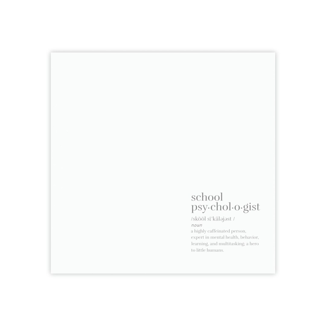 School Psychologist Post It Note School Psychologist Gifts School ...