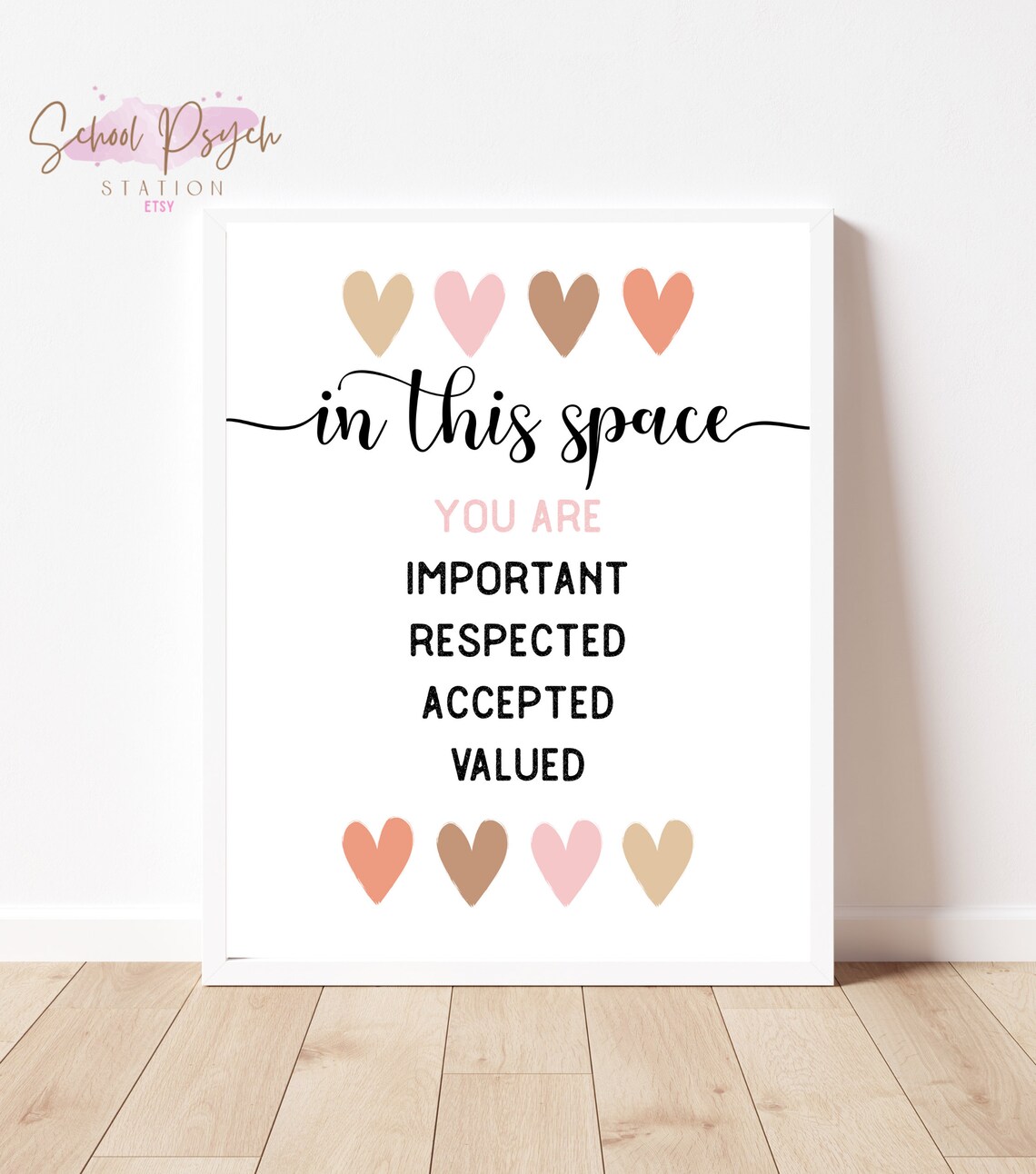 Safe Space Poster Safe Space Printable School Psychologist - Etsy