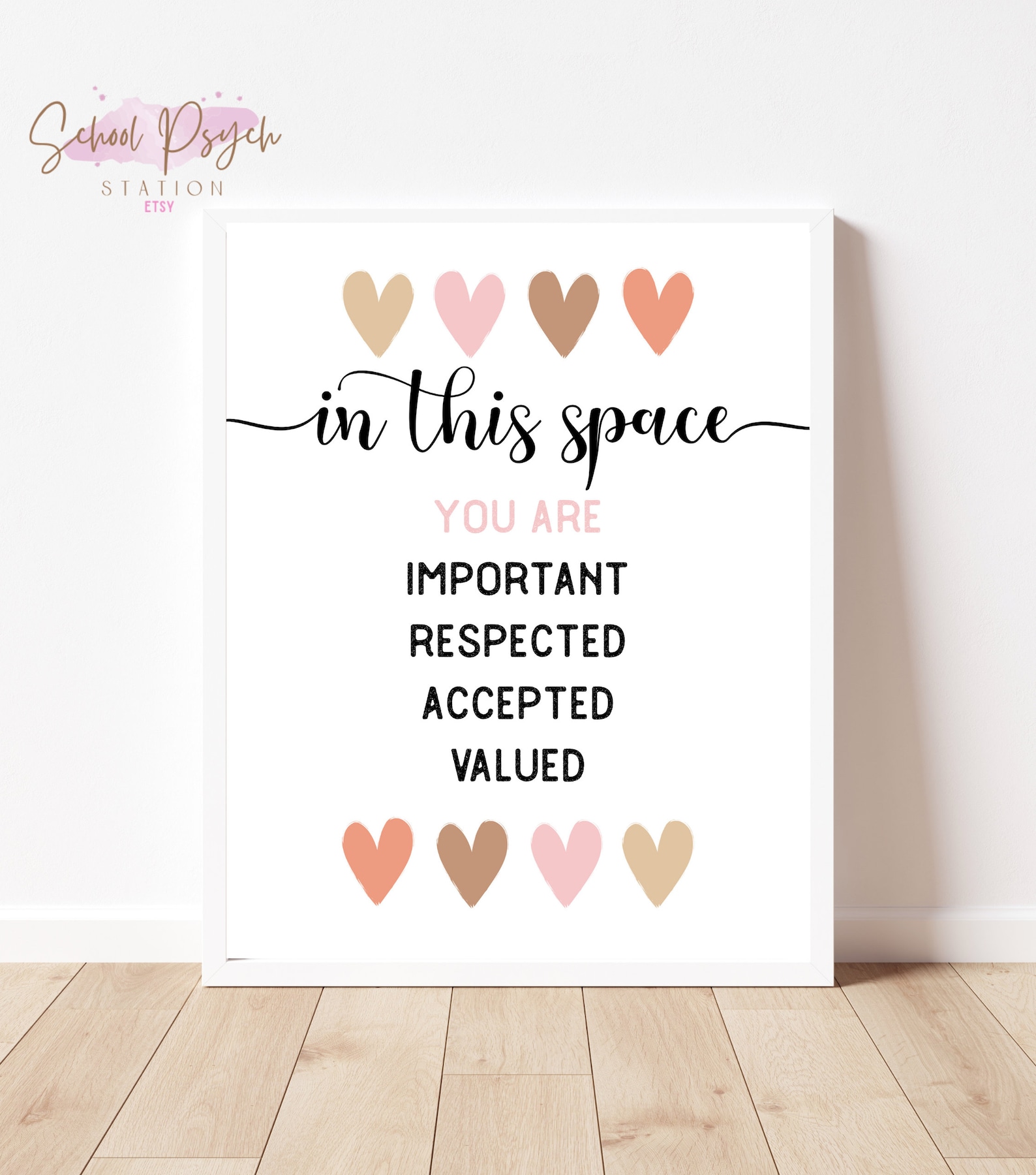 Safe Space Poster Safe Space Printable School Psychologist - Etsy