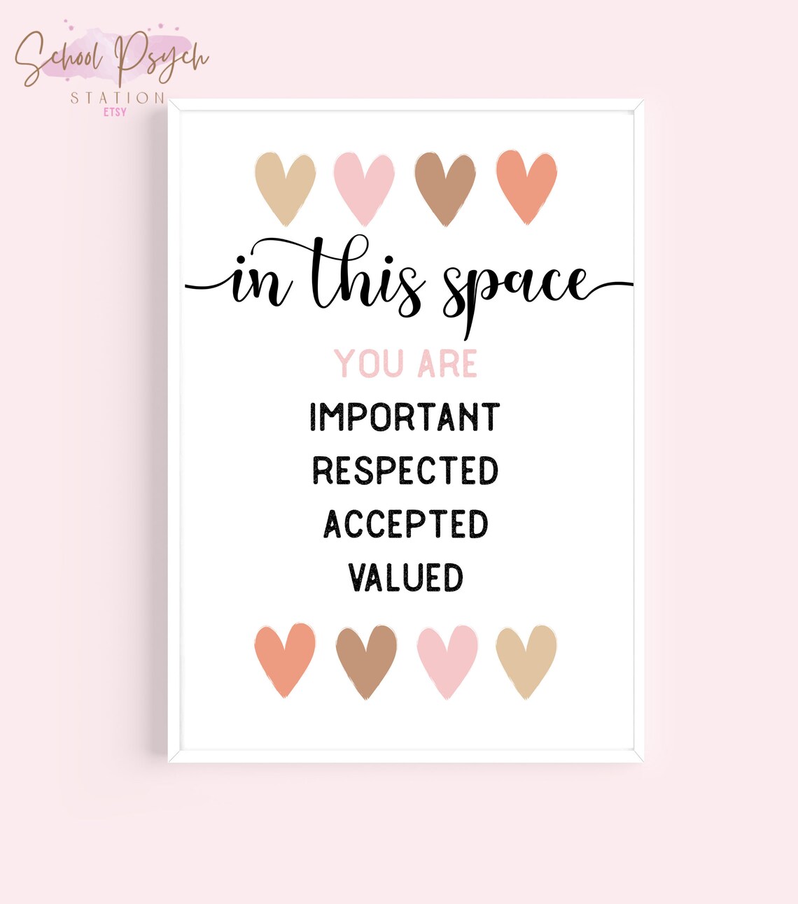 Safe Space Poster Safe Space Printable School Psychologist - Etsy