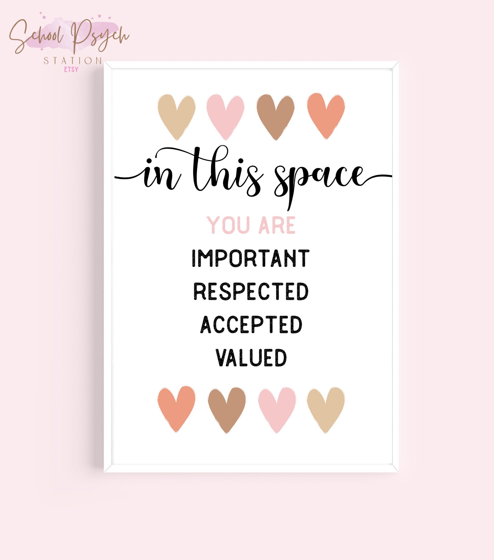 Safe Space Poster Safe Space Printable School Psychologist - Etsy