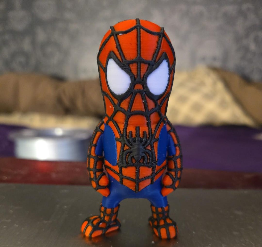The 3D Printed Spider-man Mini Dude (wekster) - Etsy