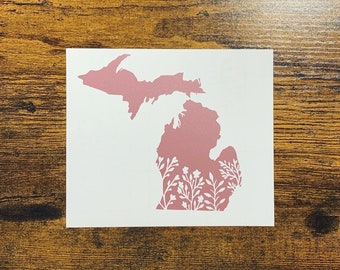 Michigan Car Decal | Etsy
