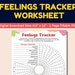 Feelings Emotions Monthly Tracker Printable Worksheet for - Etsy