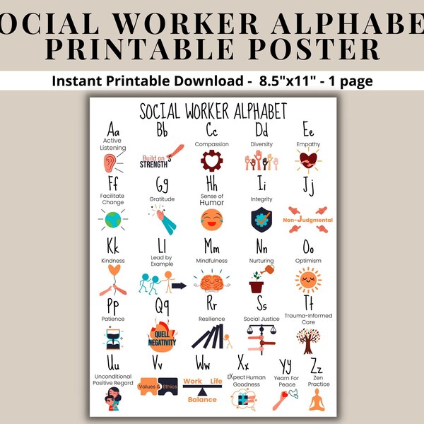 Social Worker Office Decor - Etsy
