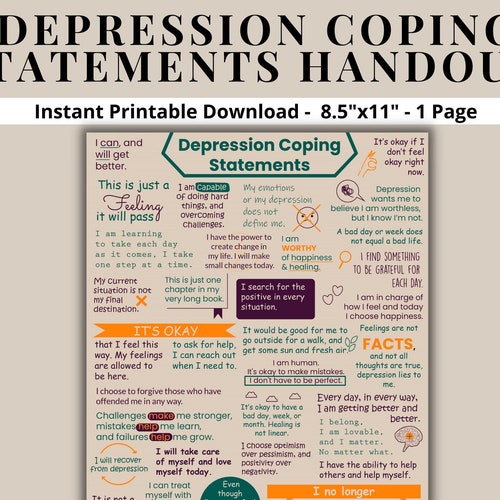 Trauma Coping Statements Positive Affirmations Kids Teens - Etsy