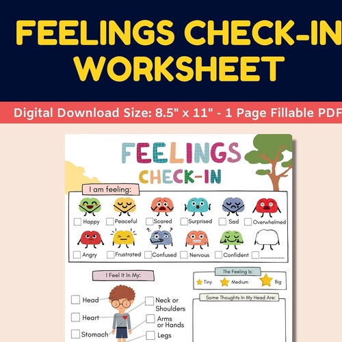 Feelings Thermometer Chart With Coping Skills Emotions - Etsy