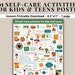101 Self-care Activities for Kids & Teens Printable Poster | Etsy