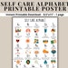 Self Care Coping Skills Alphabet Printable Poster ABC | Etsy