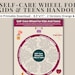 Self Care Wheel for Kids Teens Printable Poster - Trauma Self-esteem ...