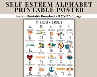 School Coping Skills Poster for Young Kids - Etsy