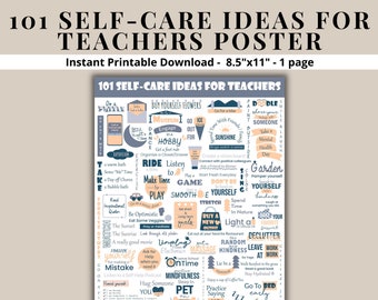 Printable for Self Care - Etsy