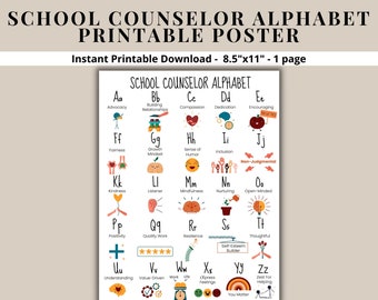 School Counselor Printable | Etsy