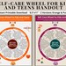 Self Care Wheel for Kids Teens Printable Poster - Trauma Self-esteem ...