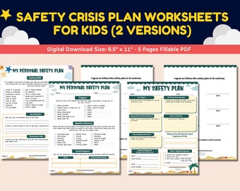 Safety Plan Mental Health - Etsy
