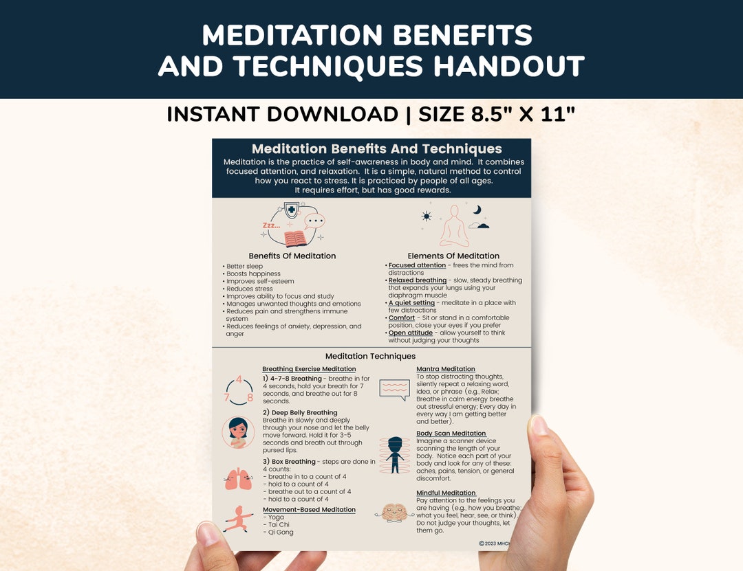 Meditation Coping Skills for Stress Anxiety Worries Trauma ADHD DBT ...