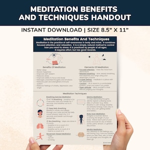 Meditation Coping Skills for Stress Anxiety Worries Trauma ADHD DBT ...