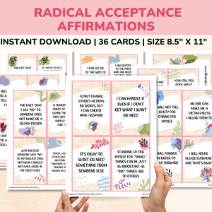 DBT Affirmation Cards-168 Positive Affirmations for Self-esteem ...