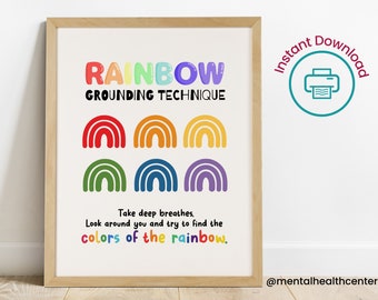 Rainbow Grounding Poster - Etsy