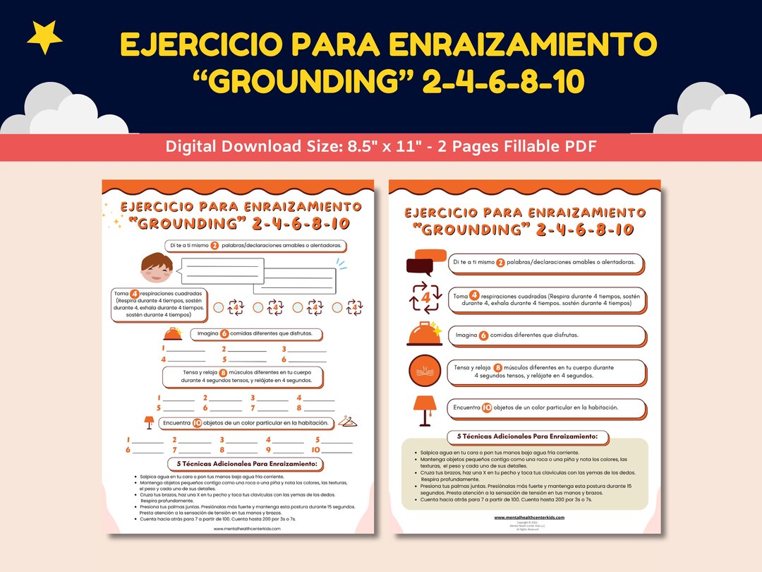 Spanish Trauma/ptsd Worksheet for Kids-teens - Ejercicio Para ...
