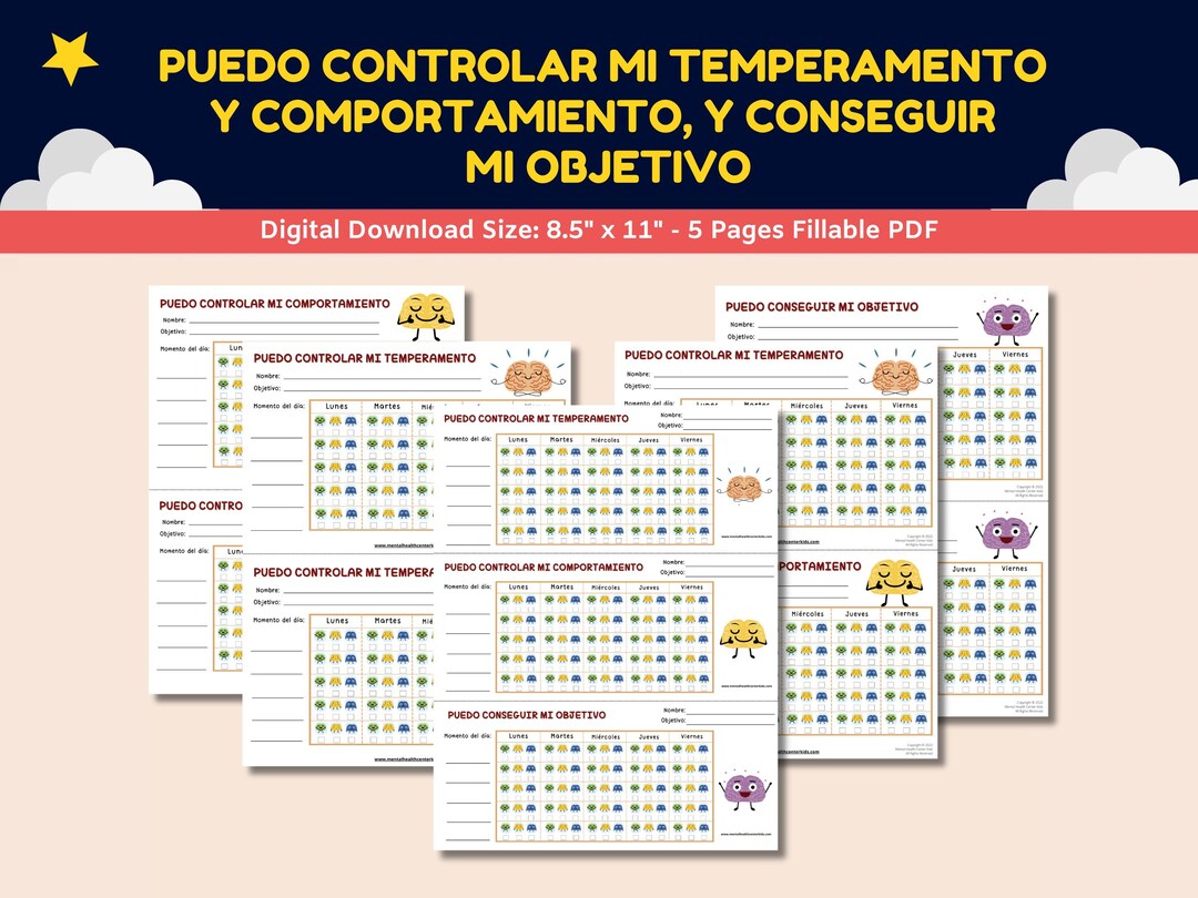 Spanish Anger Worksheet for Kids-teens - Puedo Controlar Mi ...